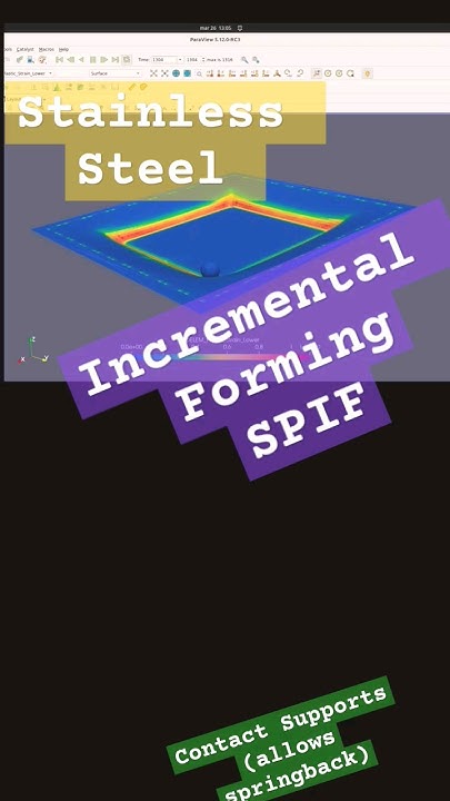 Single Point Incremental Forming [SPIF] Explicit FEM simulation [OpenRadioss] - YouTube