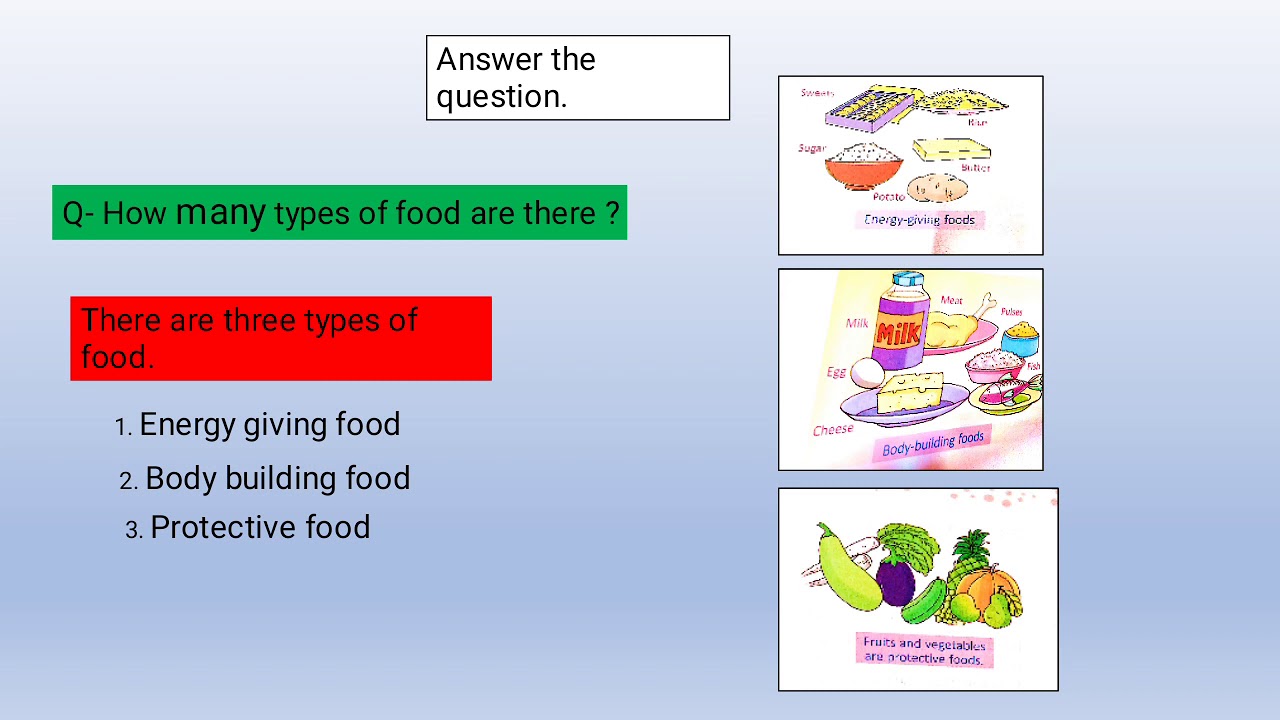 Class 2 Subject Social Studies Topic Food (Revision) - YouTube