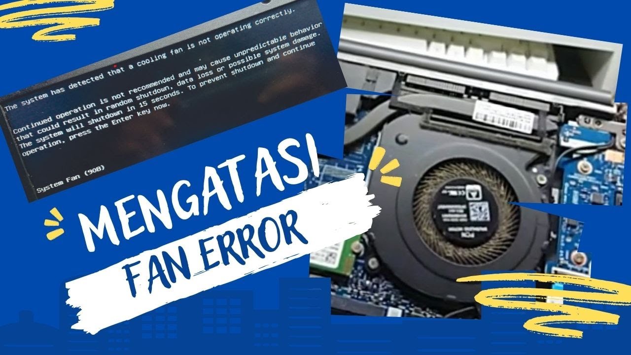 mengatasi fan error di laptop HP | repair fan system (90B) - YouTube