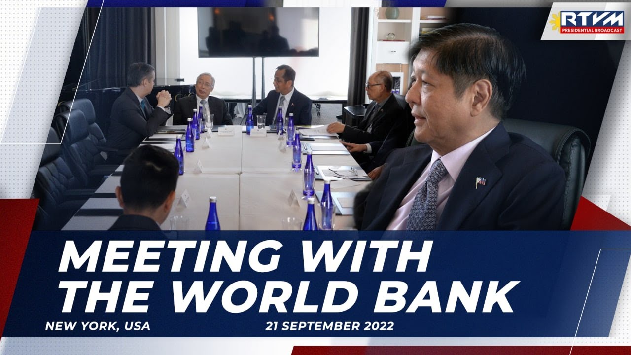 Meeting with the World Bank 9/21/2022 - YouTube
