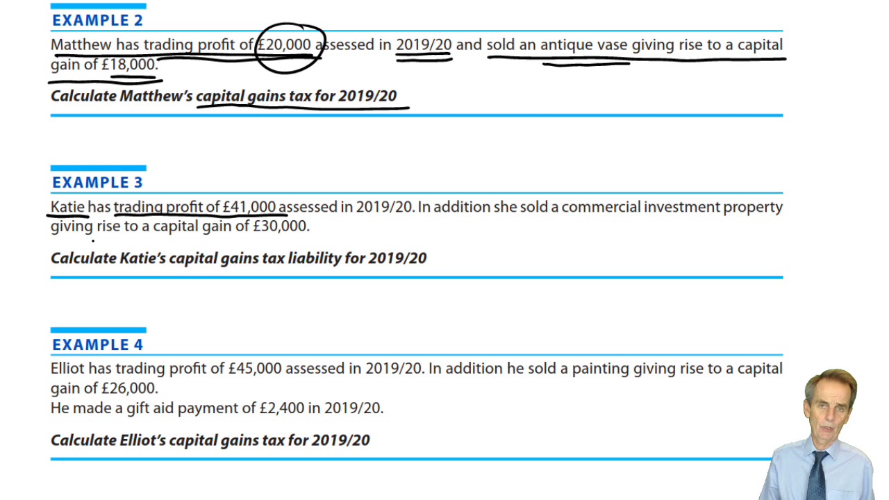 Calculation of CGT liability continued – ACCA Taxation (TX-UK) Exam ...