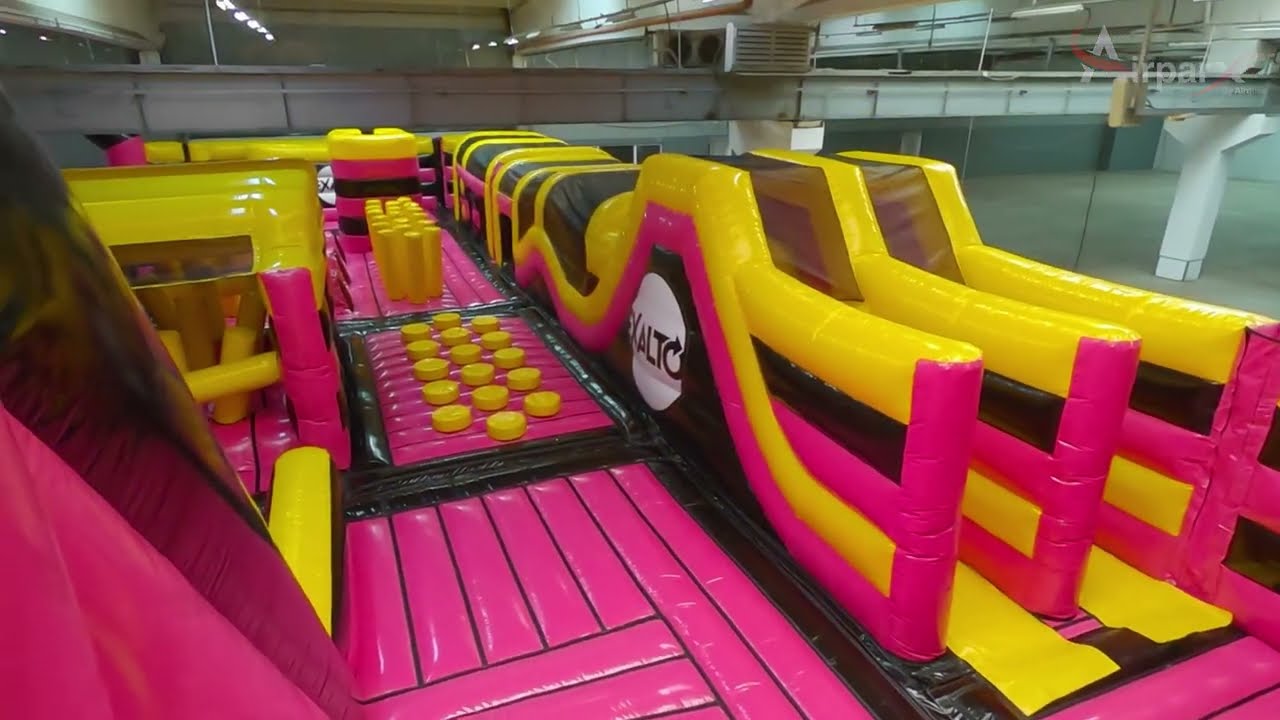 Airparx's Altiplano Inflatable Park - YouTube