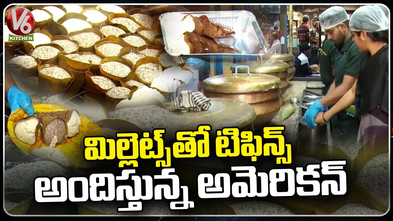 Man From USA Serves Best Millet Tiffins At JNTU Metro Station ...