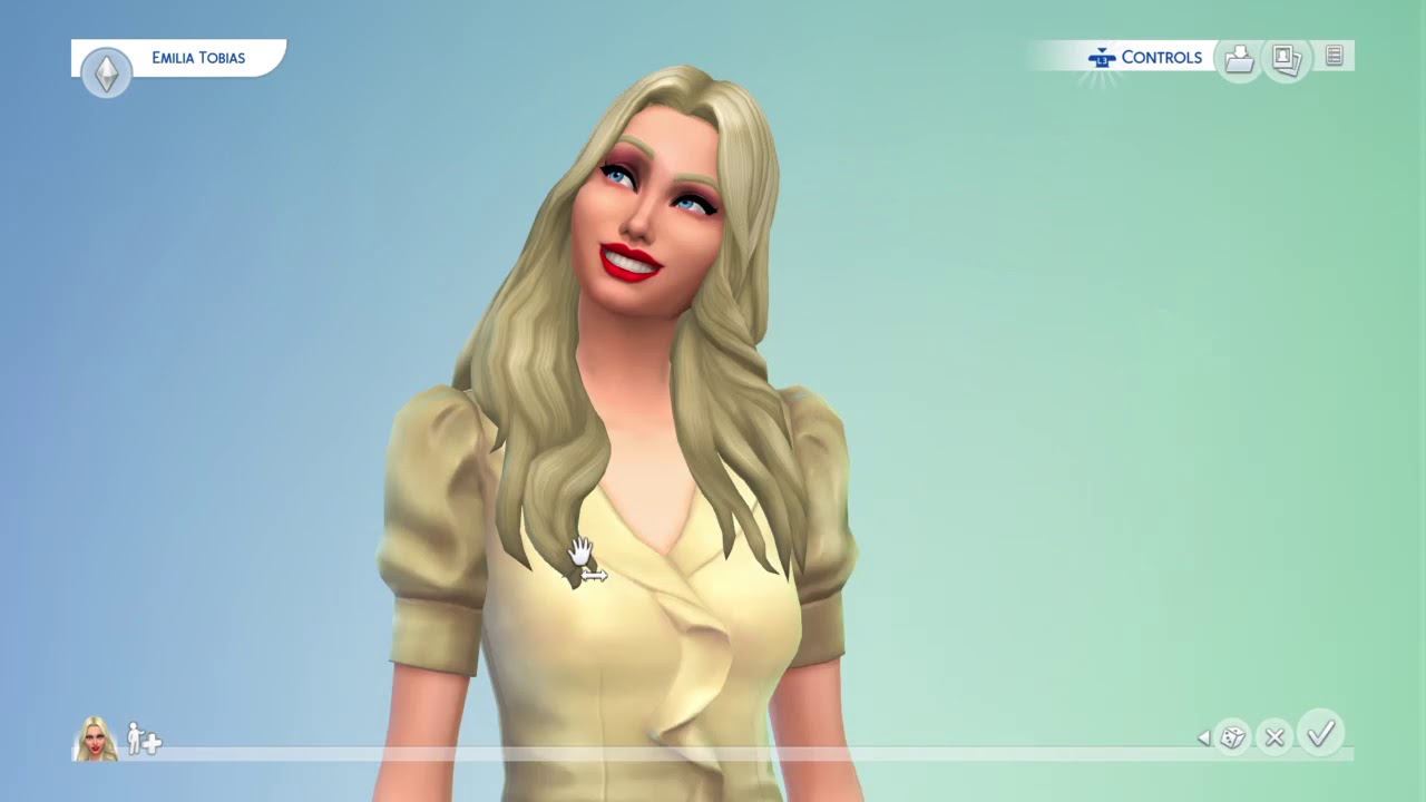 The Sims 4 Rich Famous Girl CAS Video - YouTube