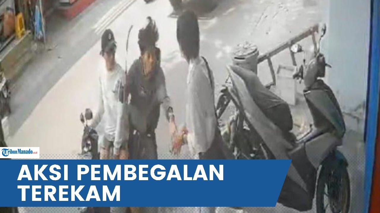 Detik Detik Aksi Pembegalan Terekam Kamera Korban Tak Bisa Apa Apa
