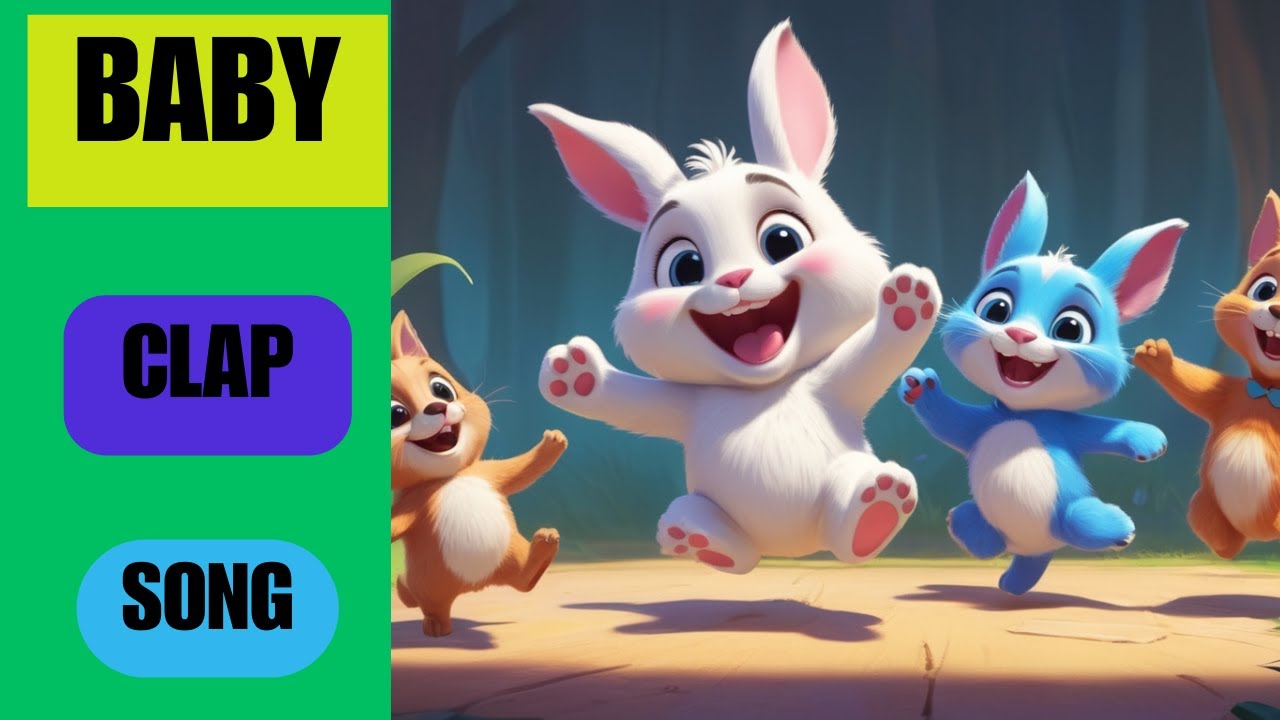 Clap, Clap, Clap Your Hands - 3D Animated Cartoon for Toddlers - YouTube