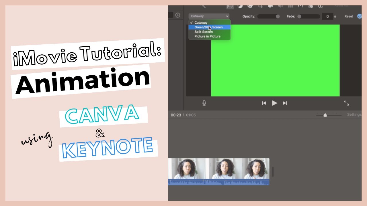 IMOVIE TUTORIAL: ANIMATED GREEN SCREEN OVERLAY FROM SCRATCH USING CANVA AND KEYNOTE | 2020 - YouTube