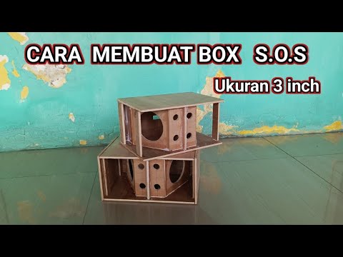 CARA MEMBUAT MINIATUR BOX SOS 3 INC MIRIP RAMAYANA - YouTube