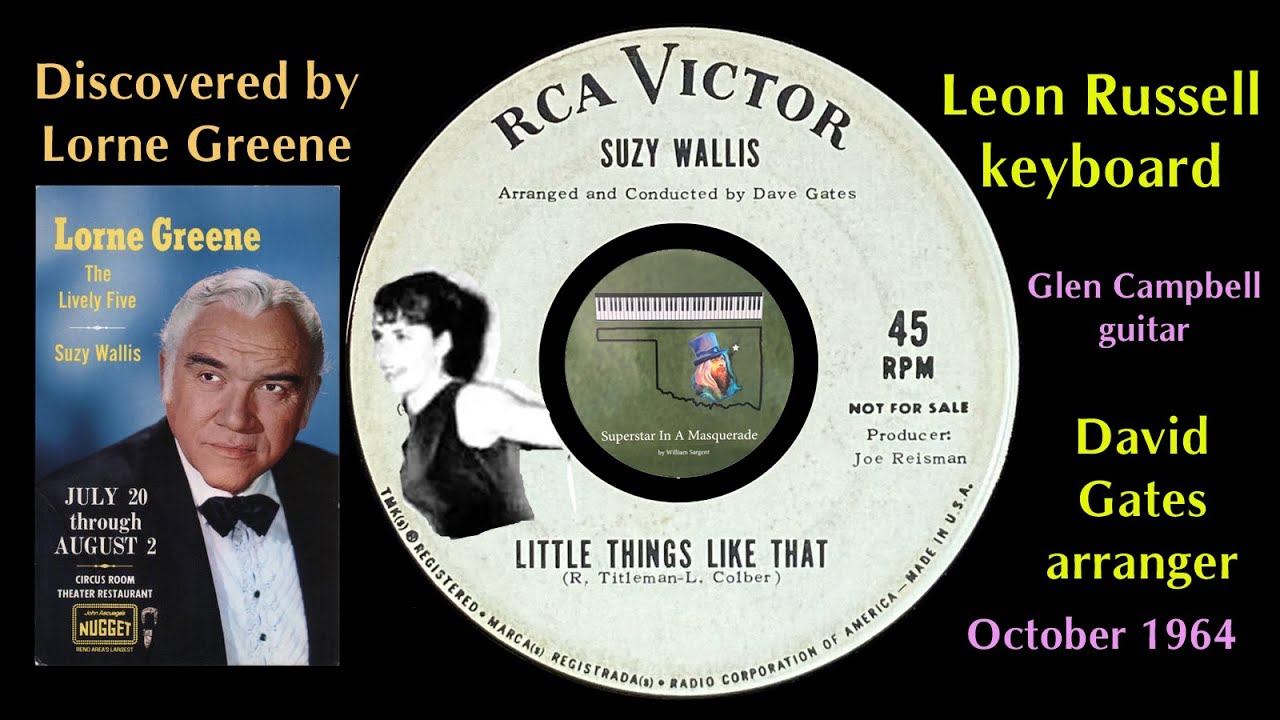 Suzy Wallis "Little Things Like That" 1964 Leon Russell David Gates ...
