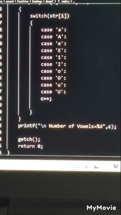 count vowels in sentence iN 🧲 PrOgRaMmInG 🫒🥥🫒 - YouTube