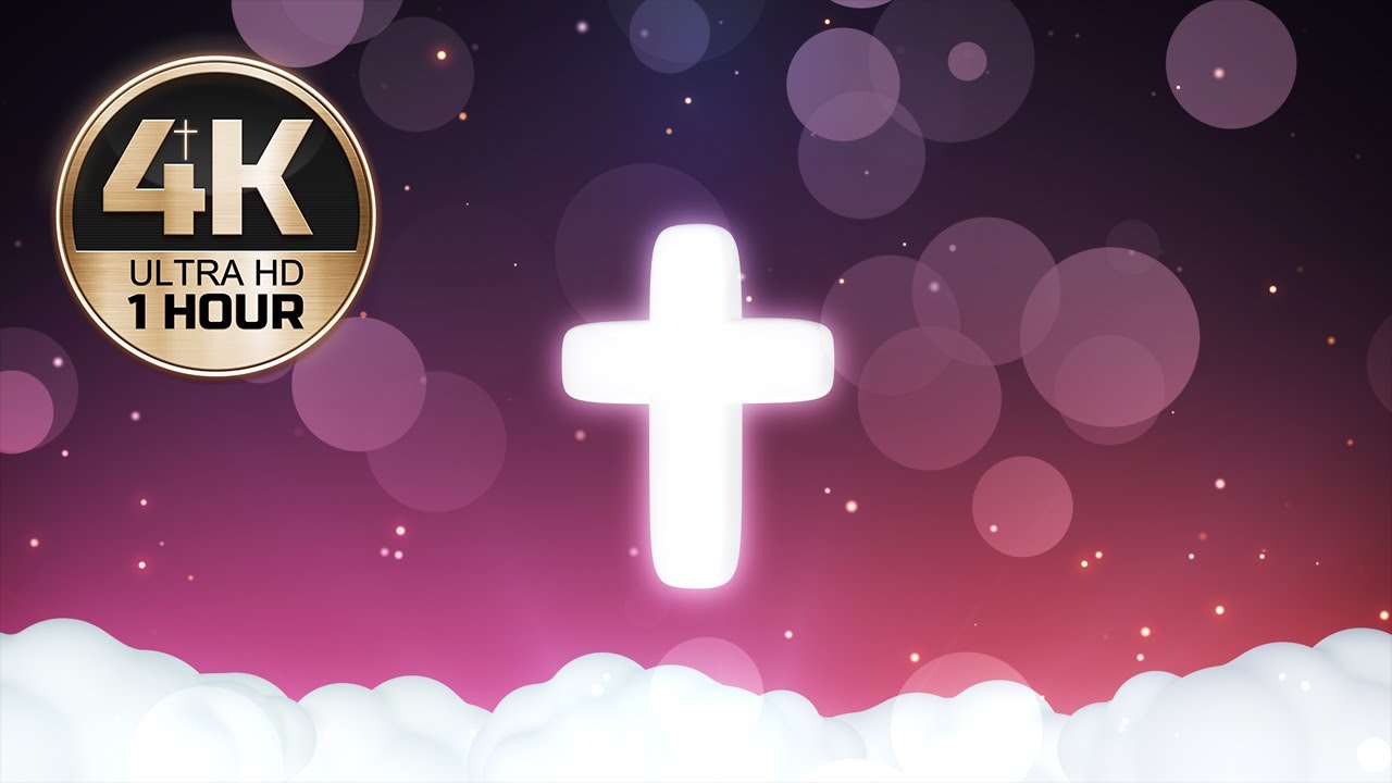 Heavenly Glow Kids Worship Background | 1-Hour Loop | 4K Ultra HD - YouTube