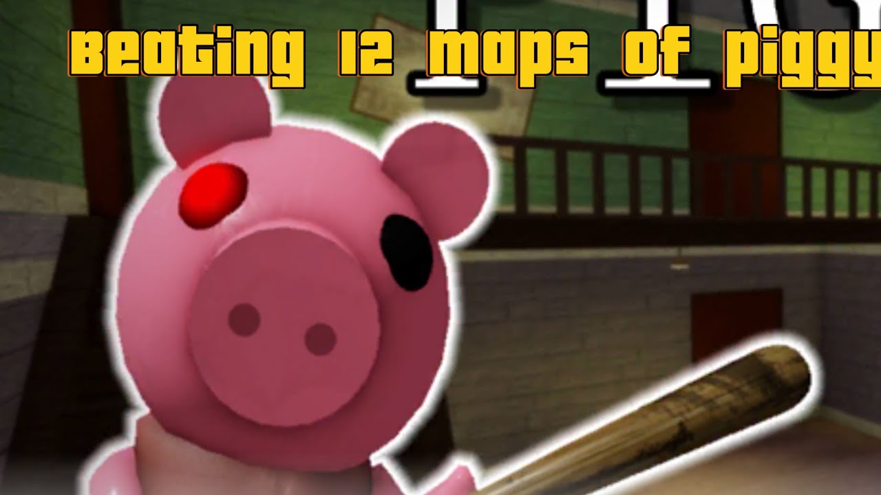 Beating all 12 maps of piggy - YouTube