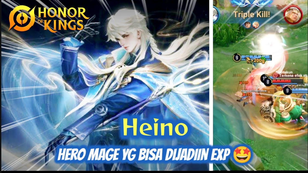 Heino - Hero Mage yg Bisa Dijadiin Exp #hok #honorofkings #hokglobal ...