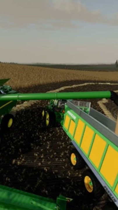 Time to unload the combine - YouTube