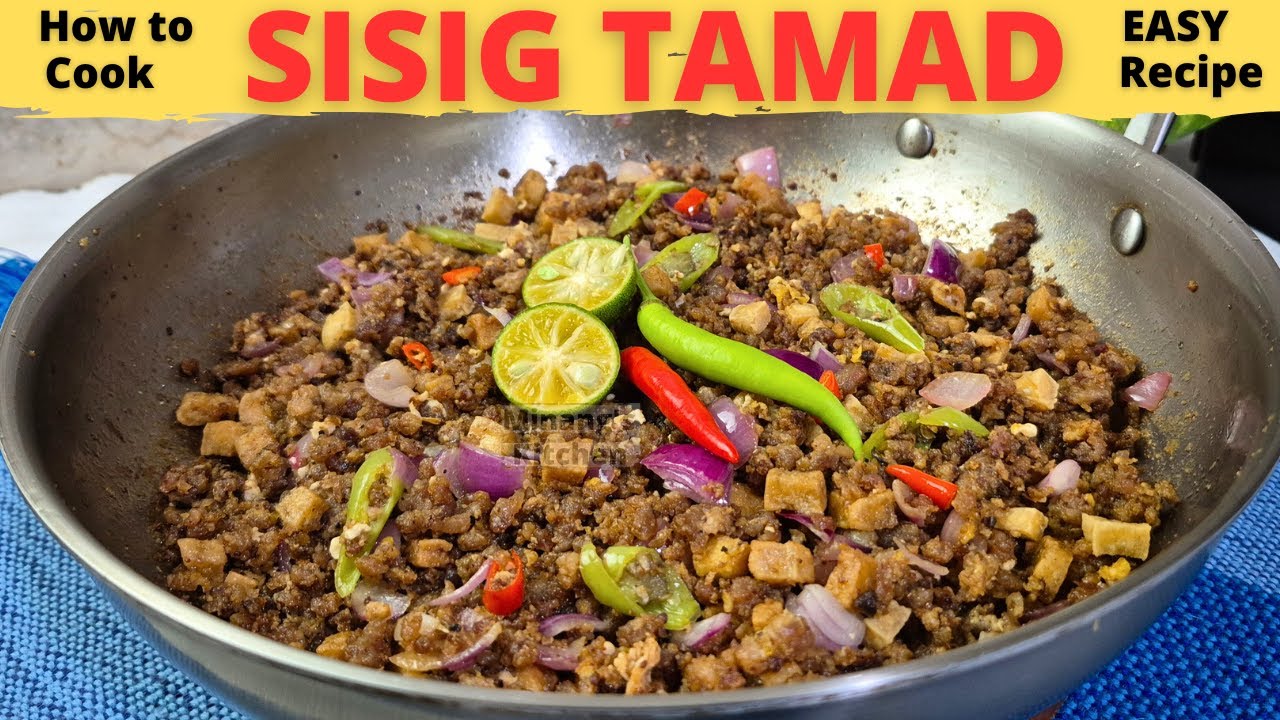 TAMAD SISIG | Pork Giniling SISIG Recipe | Sisig Ng Mga TAMAD | EASY ...