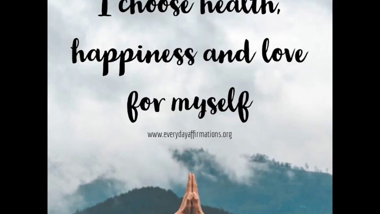 20 Affirmations for overall good health - YouTube