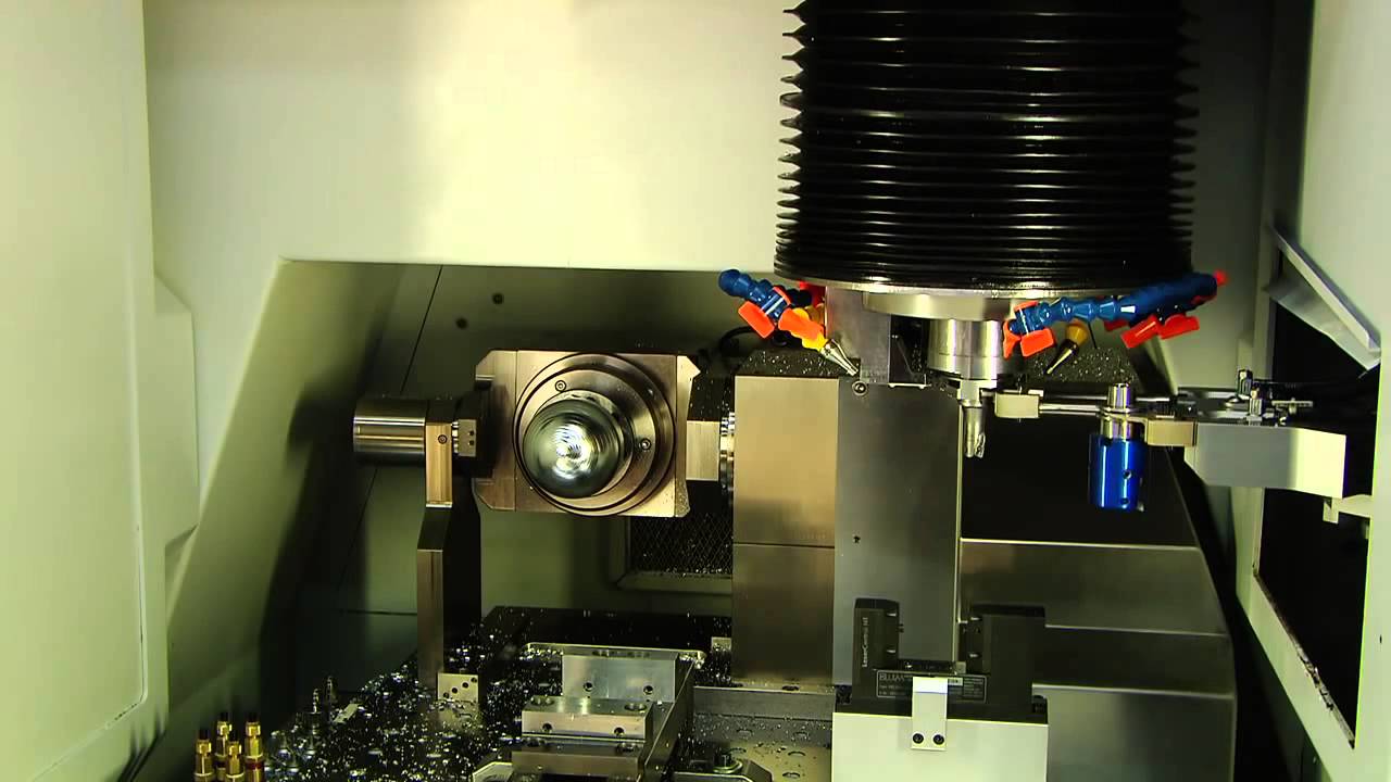 Kern Pyramid Nano 5 Axis CNC - YouTube