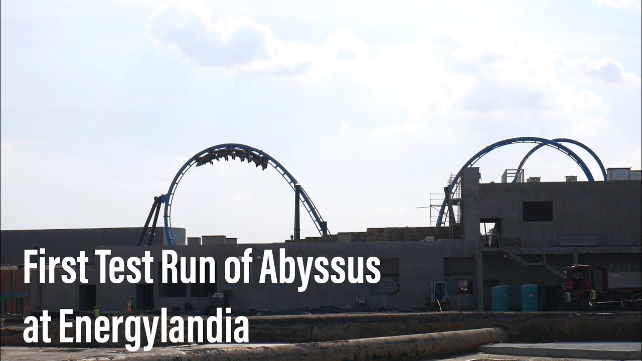 First Test Run of Abyssus at Energylandia - YouTube
