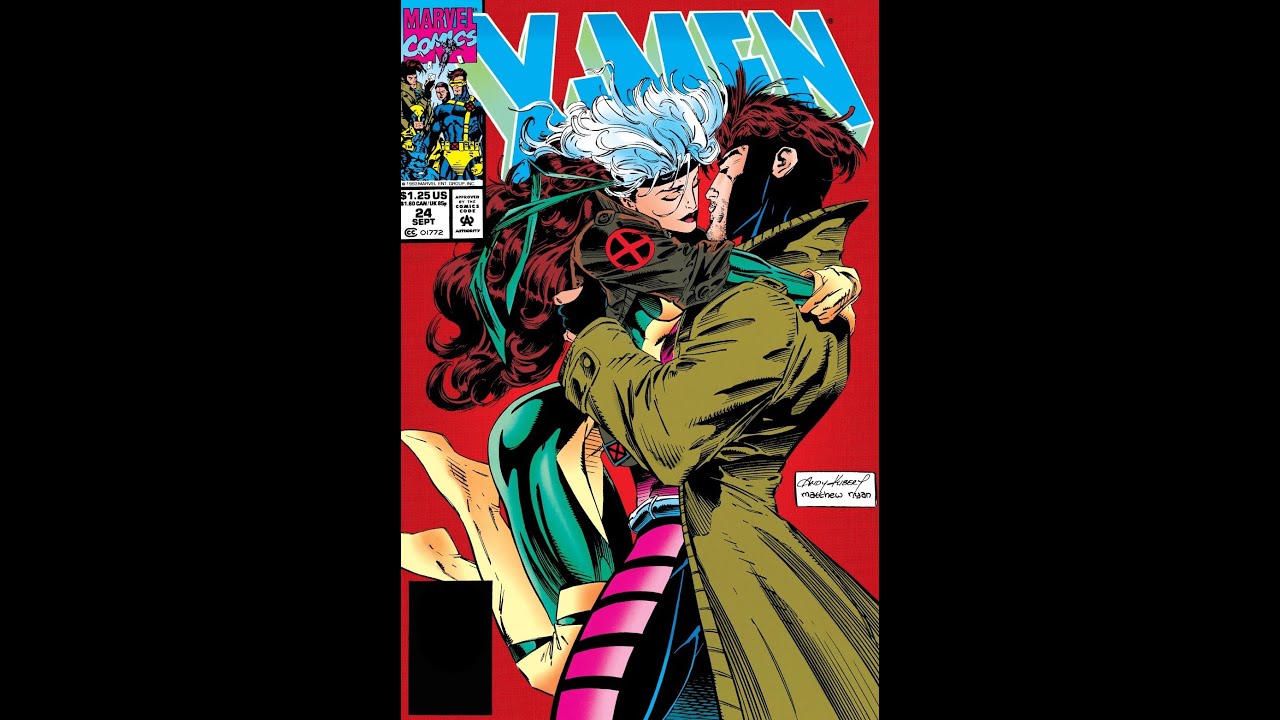 Rogue and Gambit Go On A Date! X-Men 24, by Fabian Nicieza & Andy Kubert, Marvel Comics 1993 ...