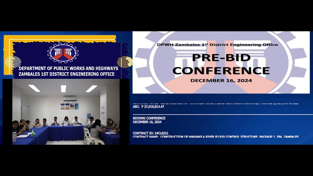 PRE-BIDDING CONFERENCE DECEMBER 16, 2024 - YouTube