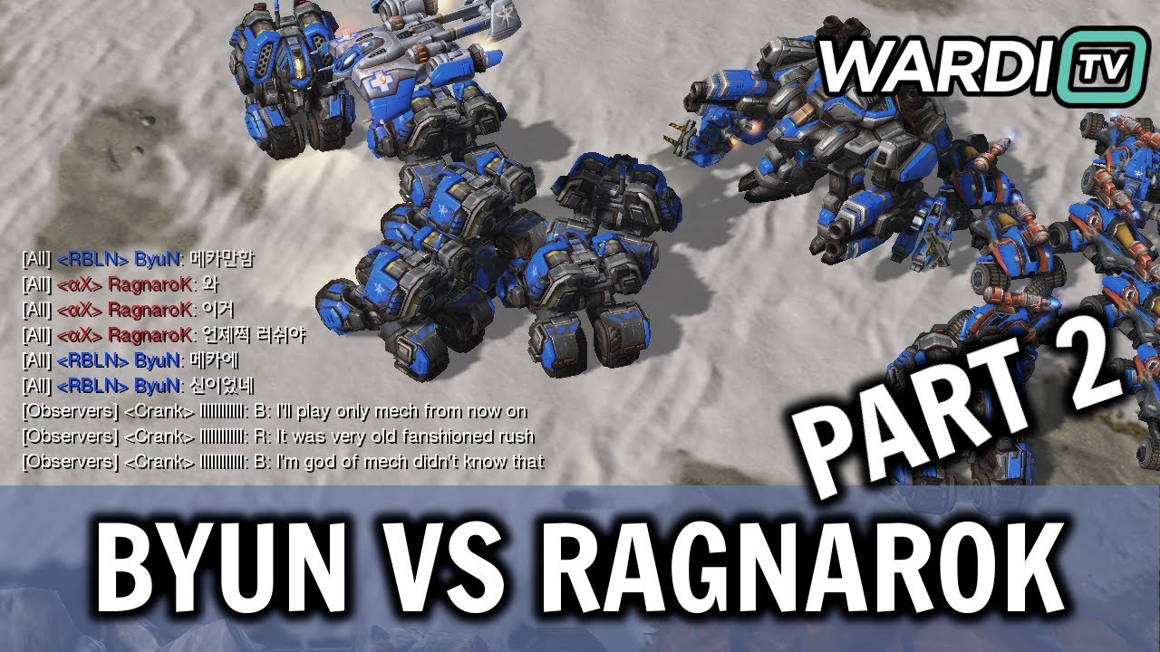ByuN vs RagnaroK Part 2 - I'M A MECH GOD! (TvZ) - YouTube
