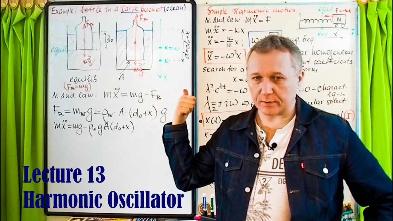 Lecture 13 Harmonic Oscillator (Classical Mechanics) - YouTube