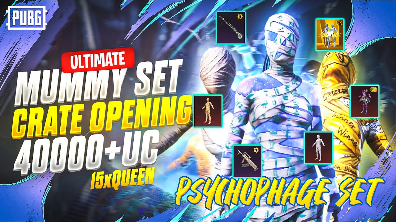 Ultimate Mummy Set Opening II 🔥 PUBG MOBILE 🔥 #mummyset - YouTube