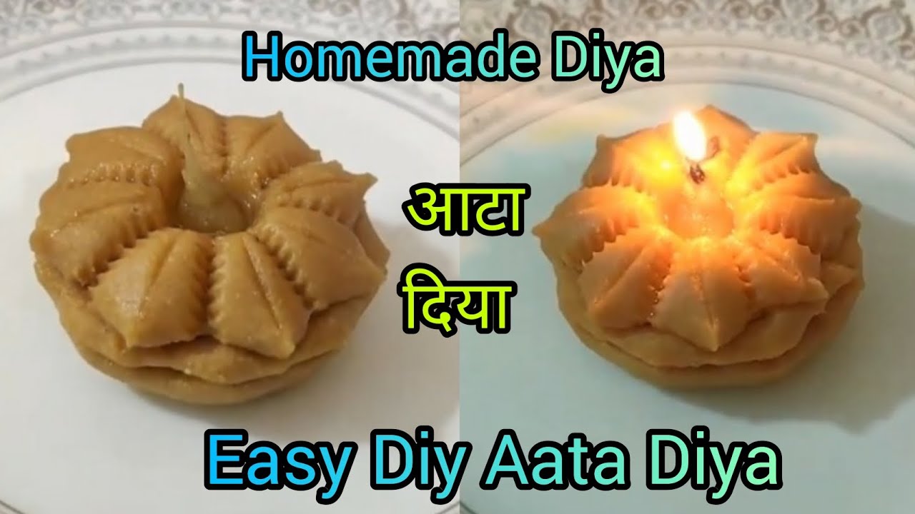 DIY Aata Diya ll Easy Diy Aata Diya ll आटा दिया ll How To Make Aata ...