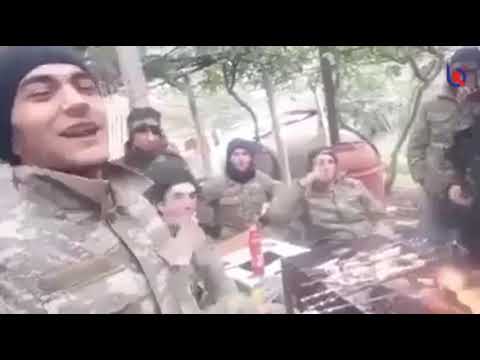 Əsgərlərimiz TALIŞ KƏNDİNDƏ KABAB ÇƏKDİLƏR: \