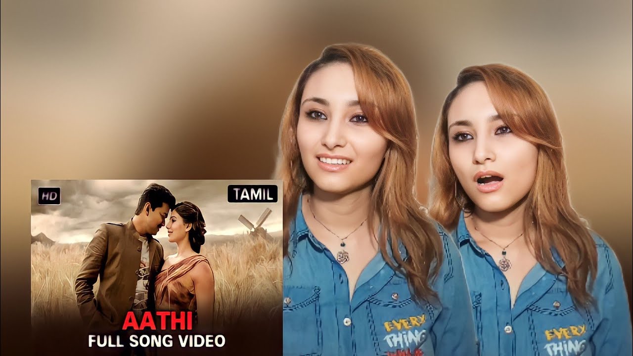 Aathi reaction| Kaththi | Thalapathy Vijay and Samantha|🇩🇿🇮🇳 - YouTube