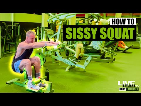 How To Do A MACHINE SISSY SQUAT | Exercise Demonstration Video and Guide