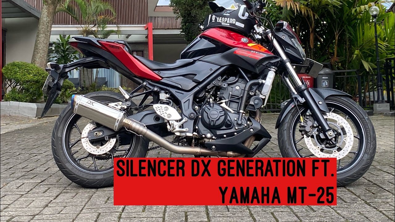 Review knalpot DX GENERATION ft. YAMAHA MT25 - YouTube