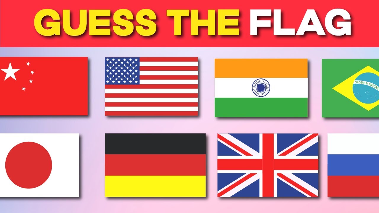 Guess the Flags | 50 Flags Quiz - YouTube