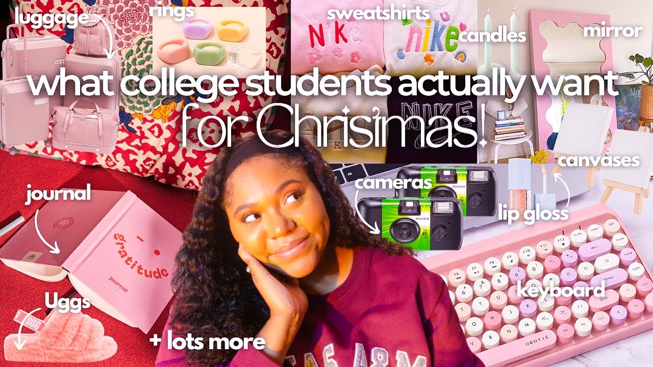 What college students ACTUALLY want for Christmas 🎄 🎁 (my Christmas ...
