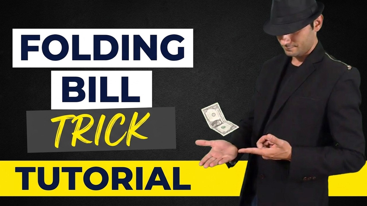 Folding Bill | Cool Magic Trick Tutorial! - YouTube