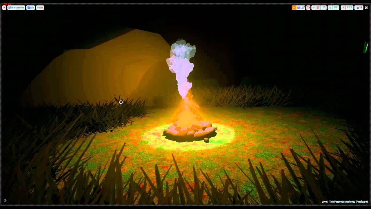 UE4 Stylized Fire Effect - YouTube