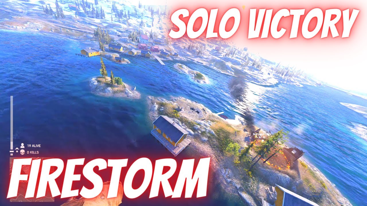 FIRESTORM (4K) : solo victory ! (BATTLE ROYAL BATTLEFIELD V) - YouTube