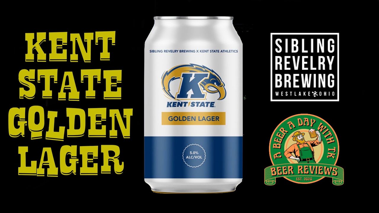 Beer Review 560: Kent State Golden Lager, Sibling Revelry Brewing - YouTube