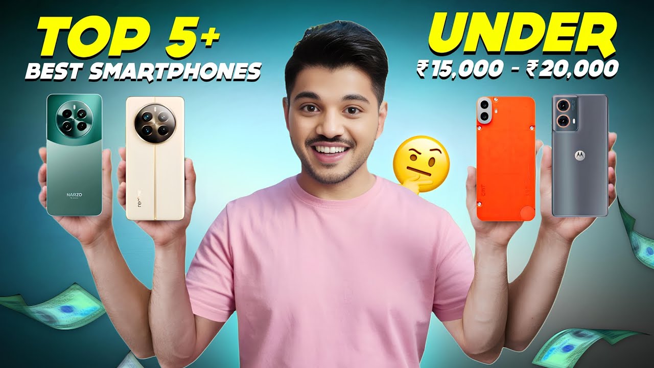 Top 5+ Best SmartPhones Under ₹20,000 ⚡ Budget Phones । October 2024 ...