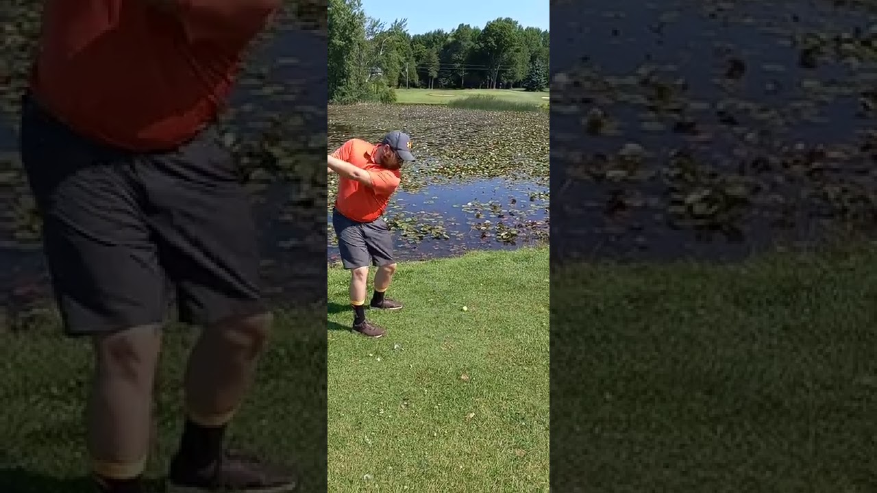 Amazing golf shot over the water - YouTube