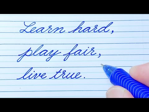 Cursive Writing Quote 44 | Cursive Handwriting Practice | Cursive ...