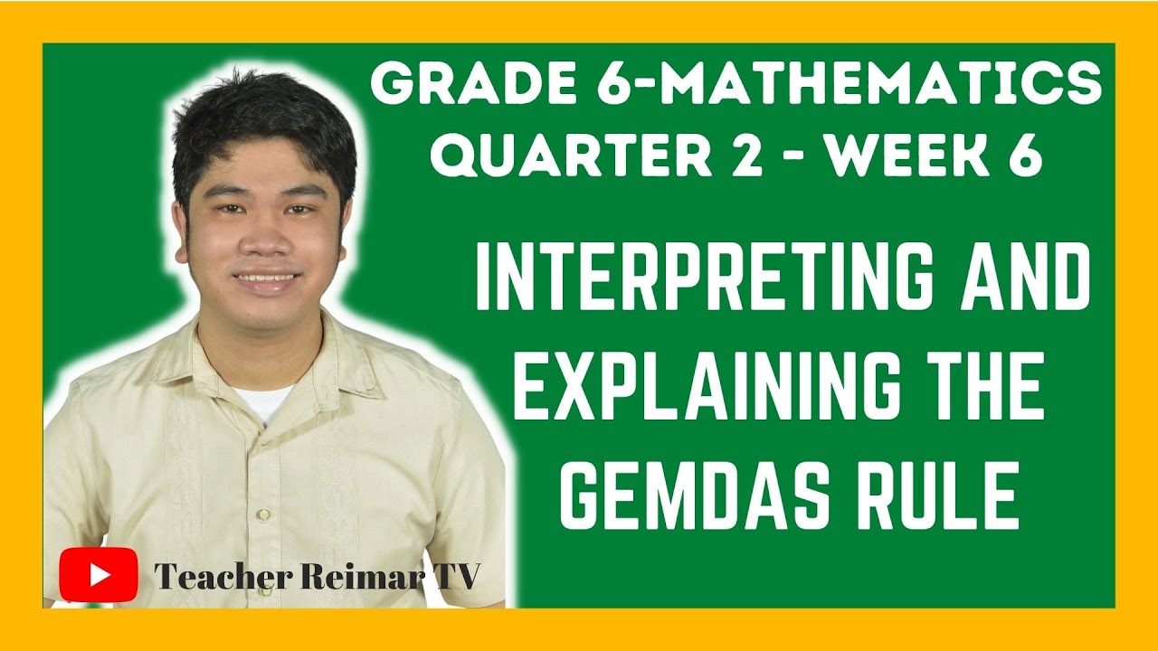 GEMDAS RULE | PERFORMING TWO OR MORE OPERATIONS USING GEMDAS RULE ...