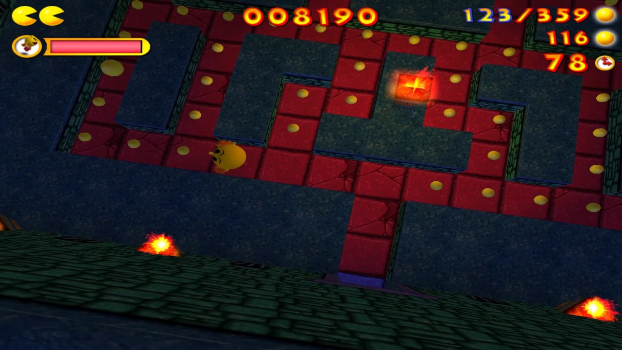 Pac-Man: Adventures in Time - Maze 07-04: Medieval B - Dark Dungeons ...