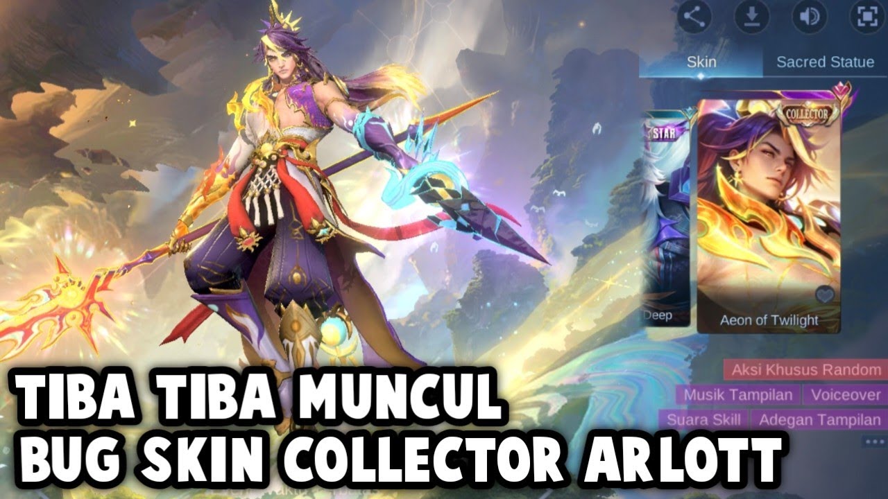 BUG SKIN COLLECTOR ARLOTT ! TIBA-TIBA MUNCUL - YouTube