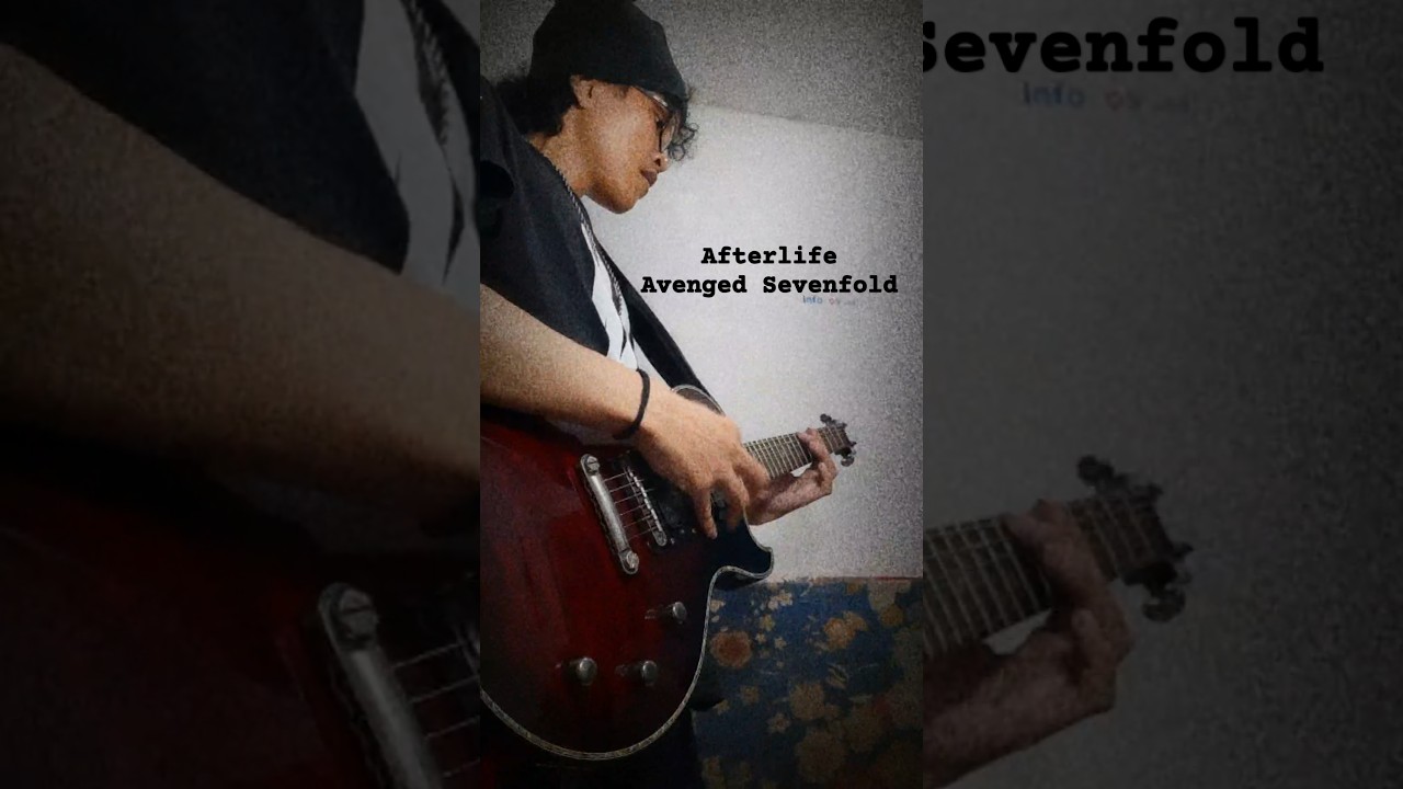 Avenged Sevenfold - Afterlife Guitar Riff 🦇 #A7X #shorts - YouTube