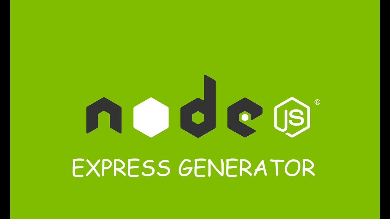 Nodejs Express Generator Youtube