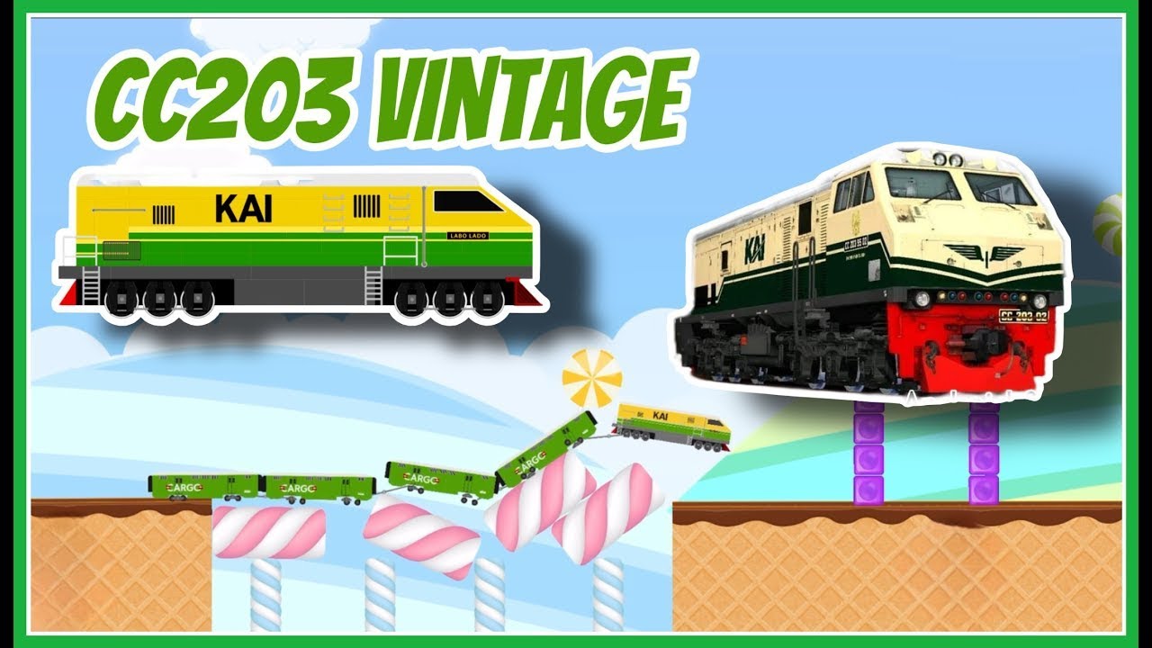 Cara Membuat CC203 Vintage - Labo Brick Train - YouTube