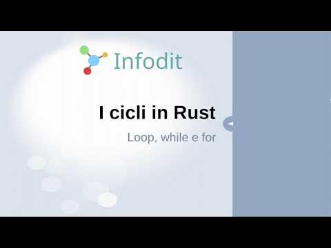 I Cicli in Rust: loop, while e for - YouTube