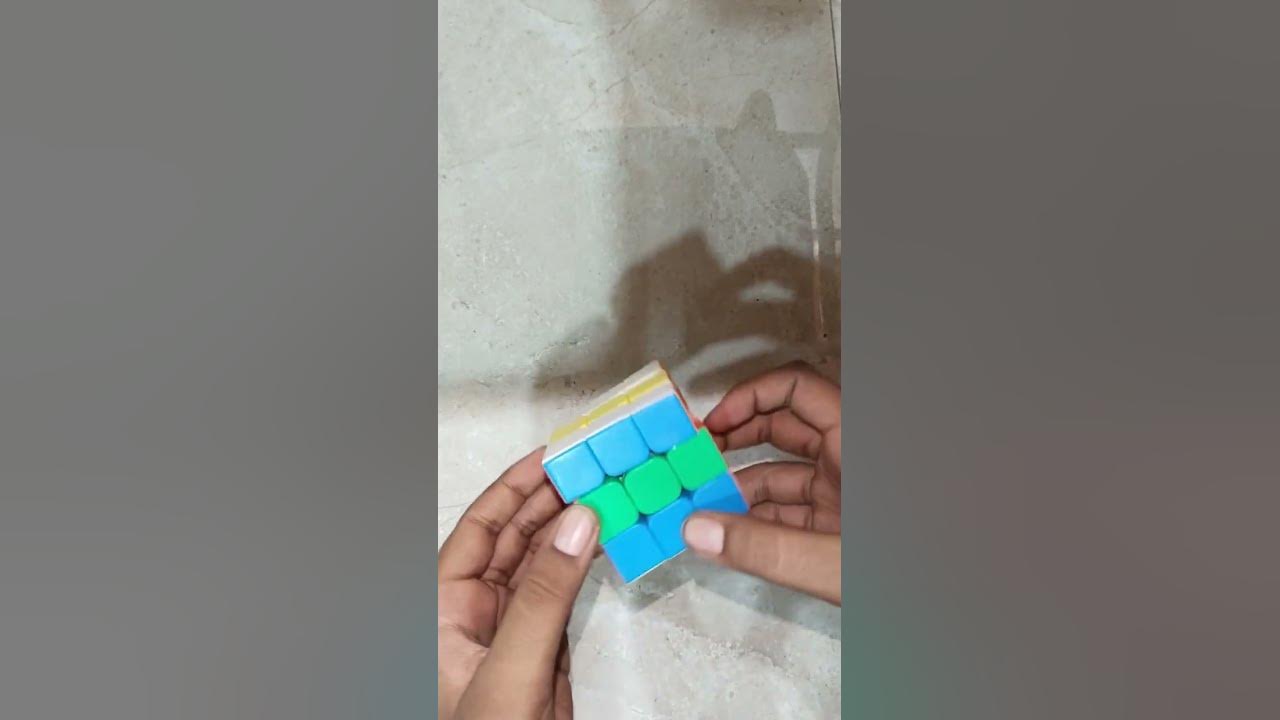 How to make checker board pattern on Rubik's cube - YouTube
