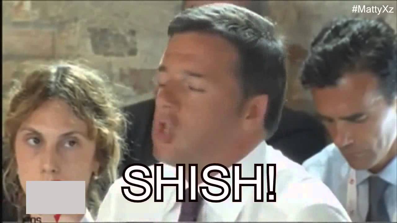 1 minuto di Matteo Renzi che dice "SHISH!" [HD] - YouTube